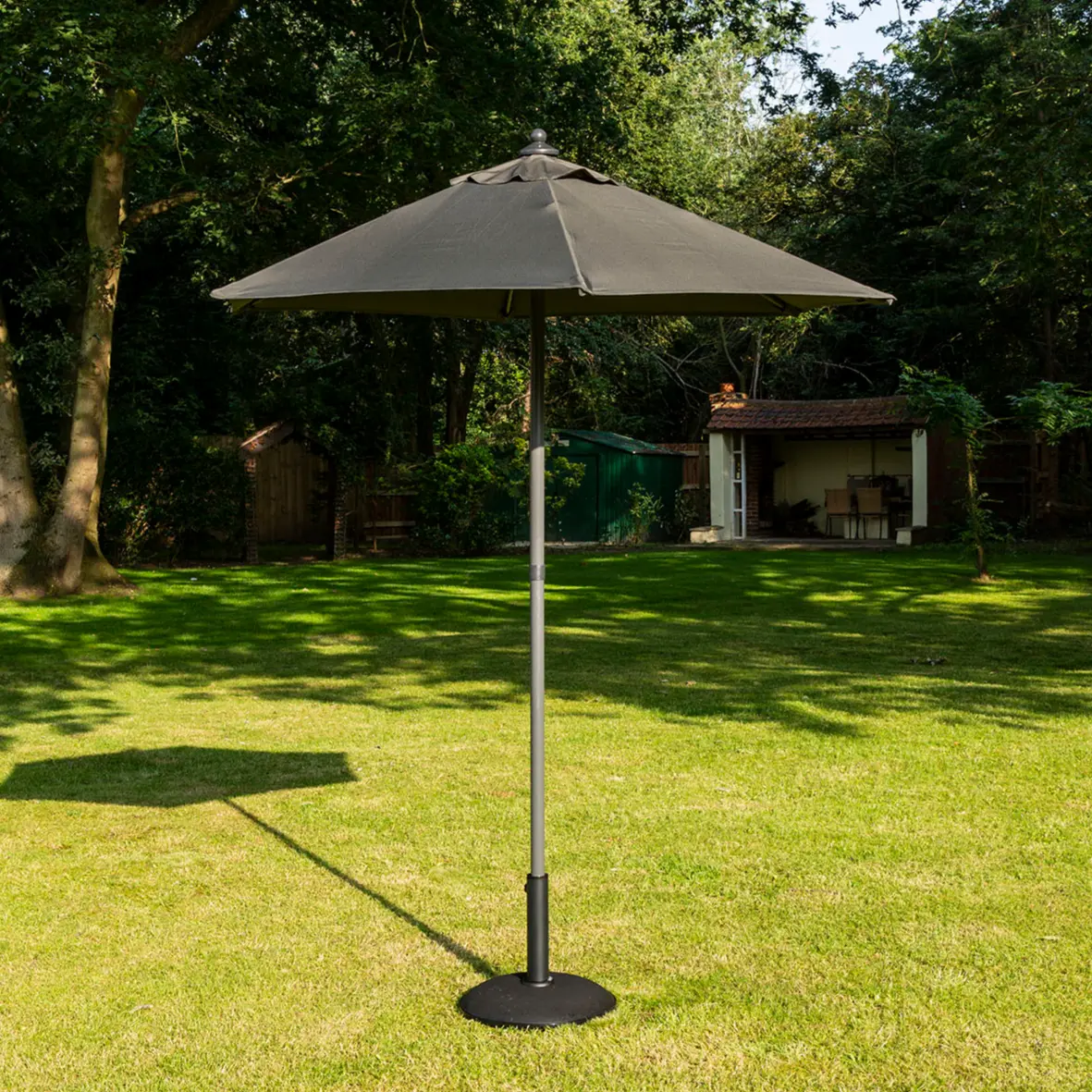 Glencrest Sturdi Plus Round Parasol 2m Grey - Groves Nurseries & Garden ...