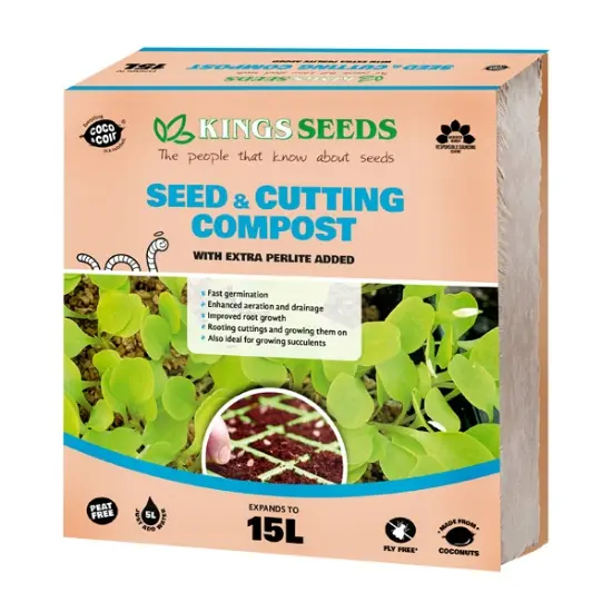 Kings Seed & Cutting Compost 15L with 20% Perlite - Groves Nurseries ...