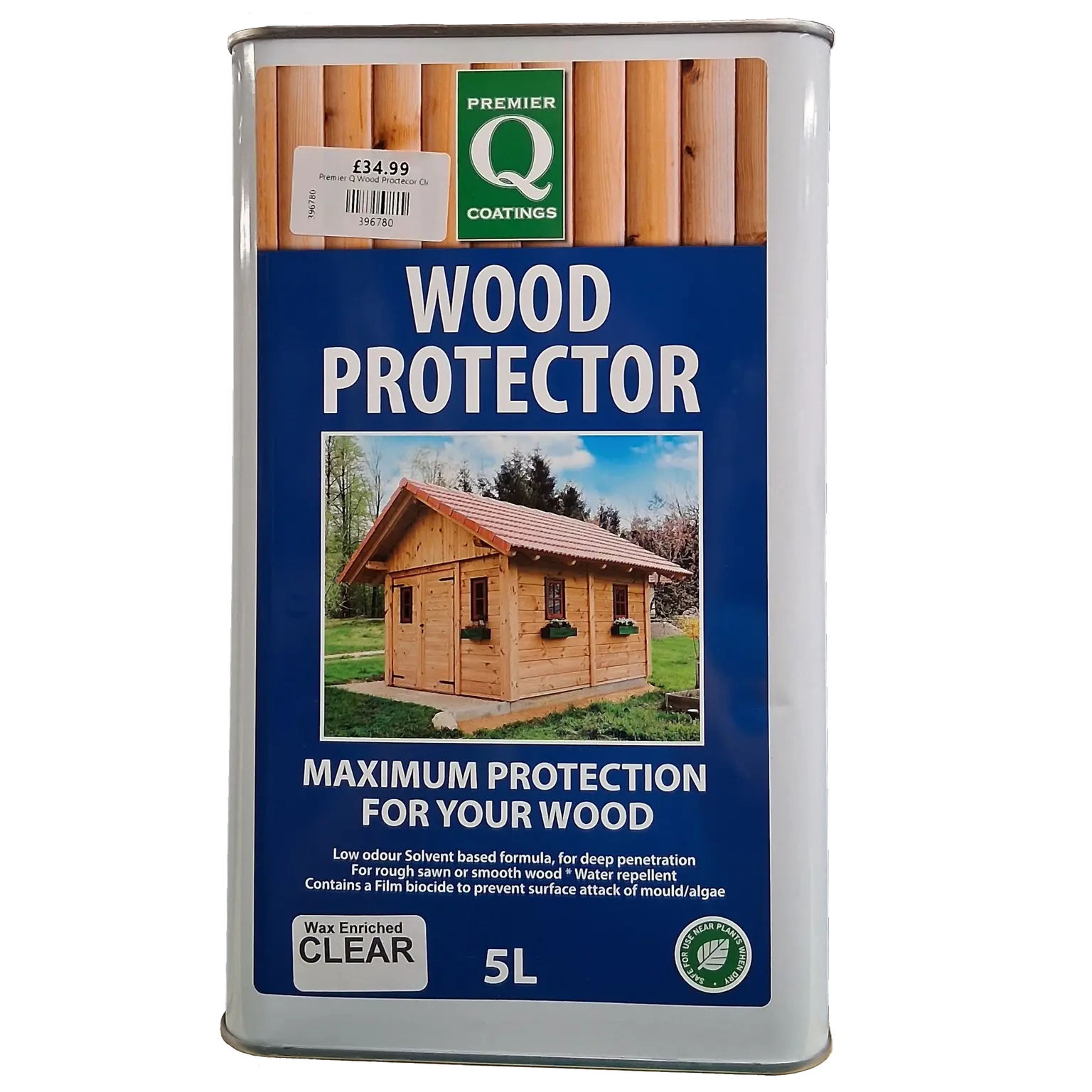 Premier Q Wood Protector Clear 5L - Groves Nurseries & Garden Centre