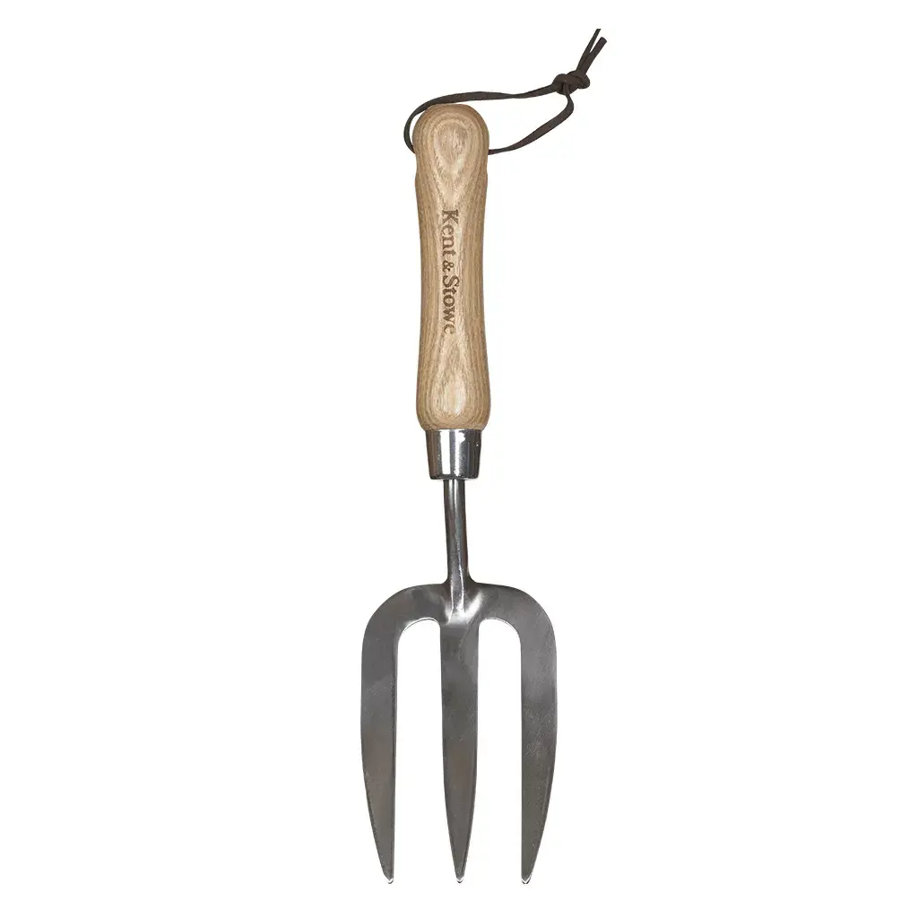 Kent & Stowe Stainless Steel Hand Fork - Groves Nurseries & Garden Centre