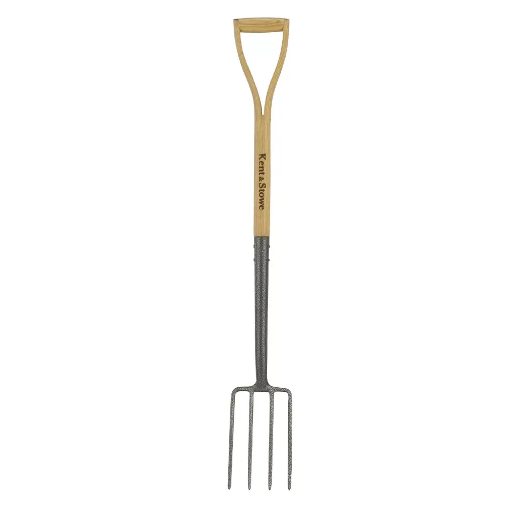 Kent & Stowe Carbon Steel Border Fork - Groves Nurseries & Garden Centre