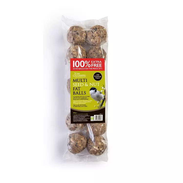 Tom Chambers Multi Seed & Nut Fatballs 10 Pack - Groves Nurseries ...