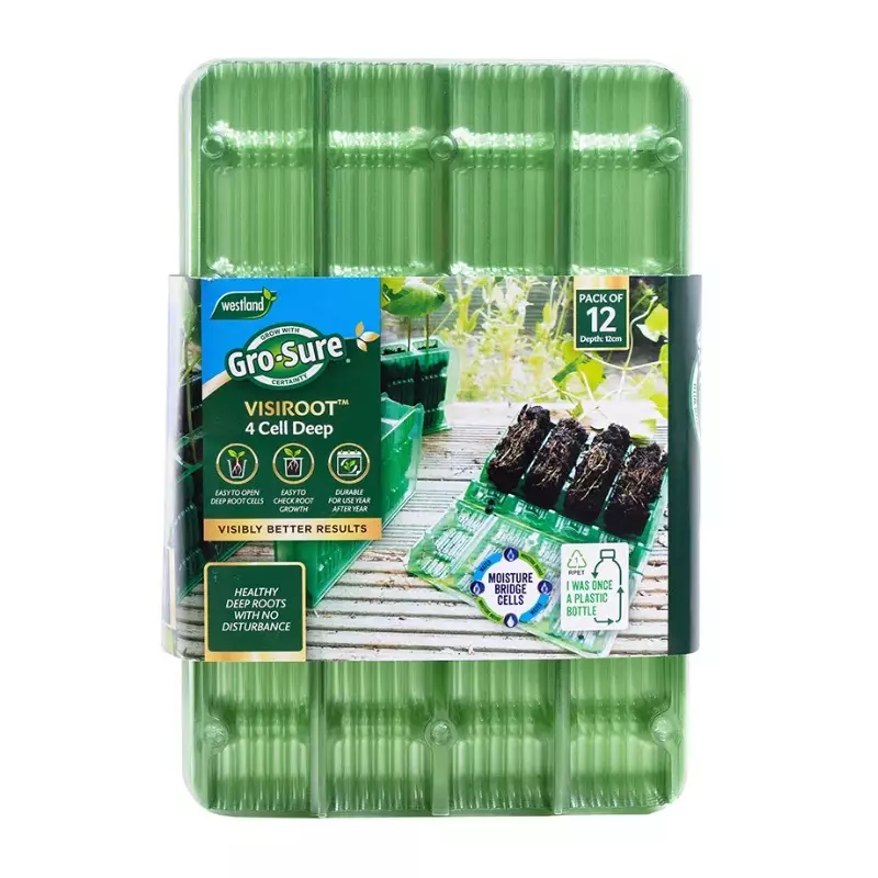 Gro-Sure Visiroot 4 Cell Deep - Groves Nurseries & Garden Centre