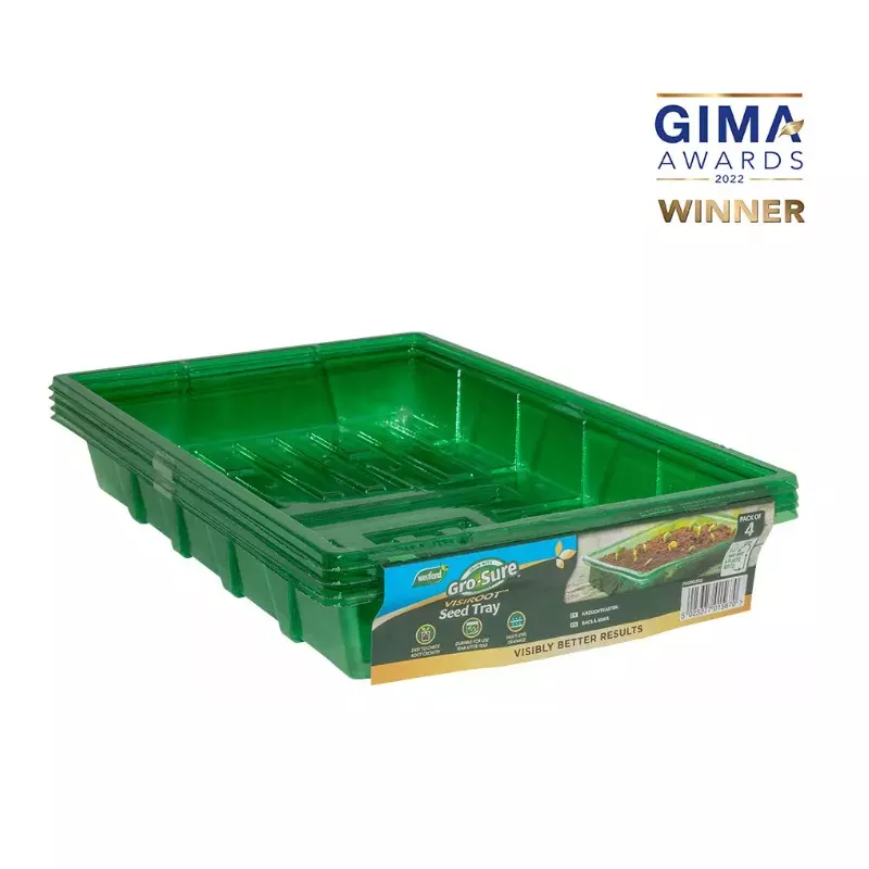 Gro-Sure Visiroot Seed Tray 4 pk - Groves Nurseries & Garden Centre