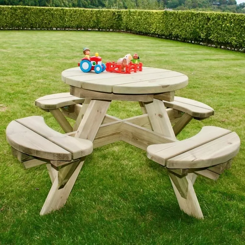 Hutton Children's Round Picnic Table - Groves Nurseries & Garden Centre