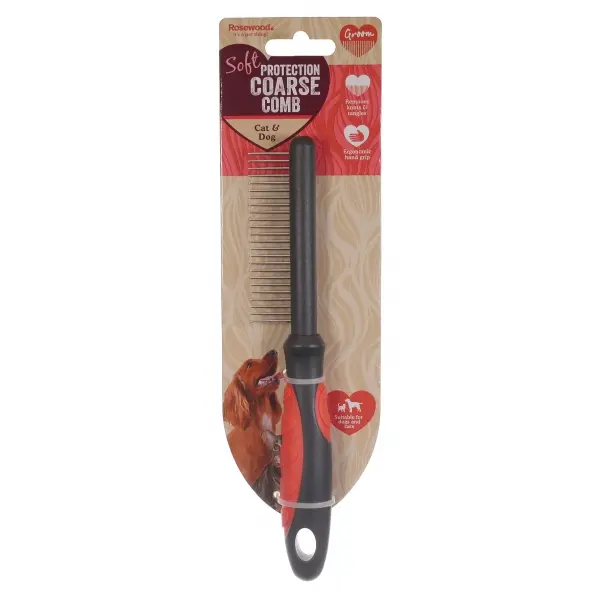Rosewood Soft Protection Comb Coarse - Groves Nurseries & Garden Centre