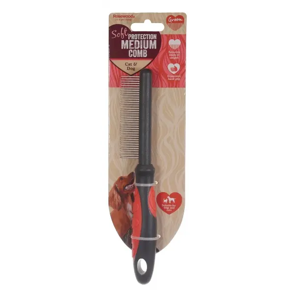 Rosewood Soft Protection Comb Medium - Groves Nurseries & Garden Centre