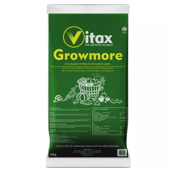 Vitax Growmore 20Kg - Groves Nurseries & Garden Centre