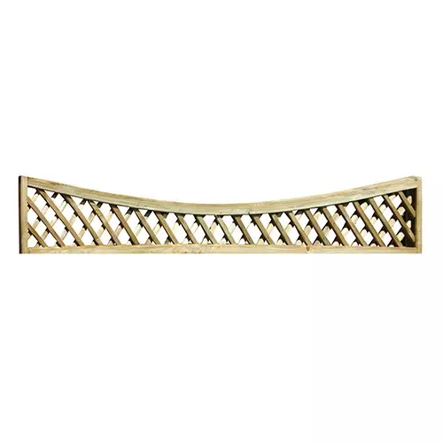 Hillside Concave Trellis Top 1.83m x 0.280/0.140m - Groves Nurseries ...